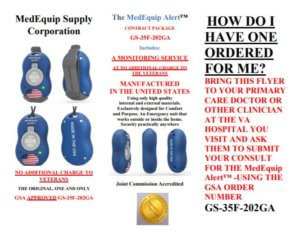 MedEquip Alert Button For Veterans Brochure | Medequip Alert