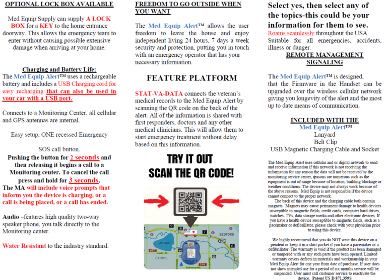 Download MedEquip Alert Brochures & User Guide | Medequip Alert